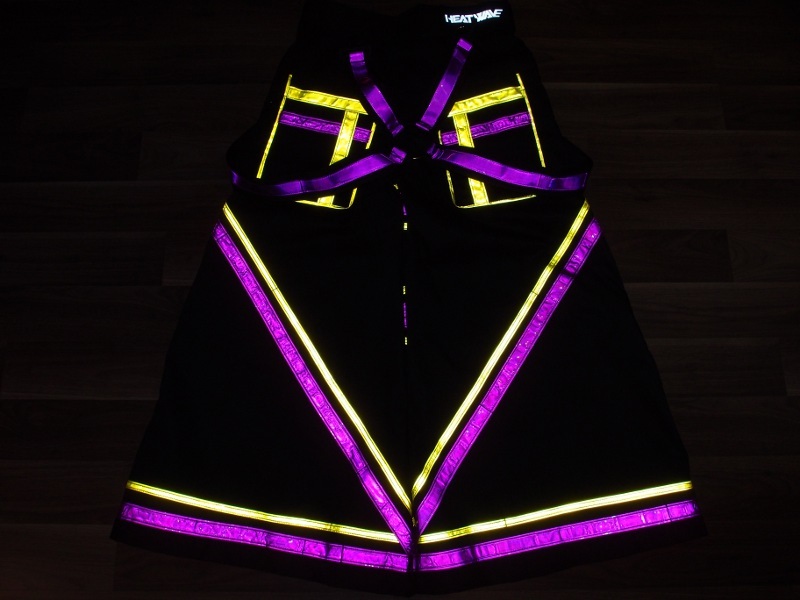 Heatwave phat pants rave gear reflective dance wear hardstyle reflector ...