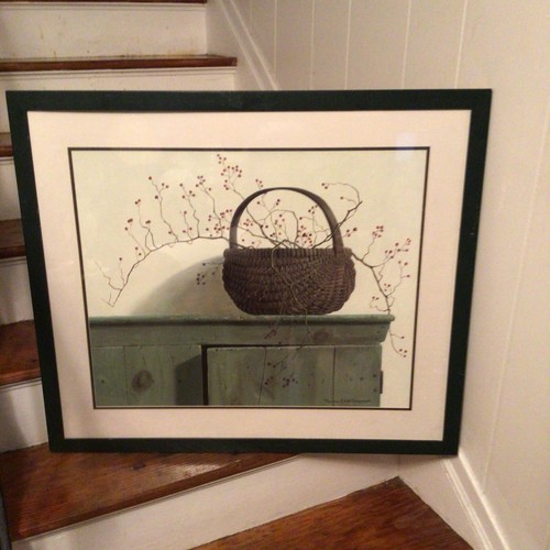 Signed/Framed & Matted wild Rose Berries 1987 Print by Pauline Eble ...