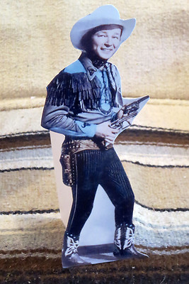 Roy Rogers Western Tabletop Display Standee 10" Tall On Gloss Photo ...