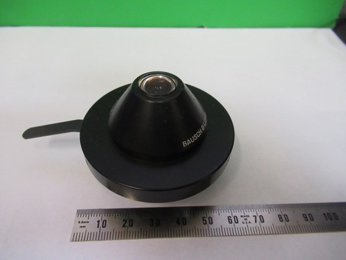 ANTIQUE BAUSCH LOMB CONDENSER + IRIS ABBE MICROSCOPE PART AS PICTURED ...