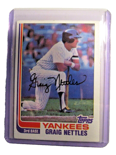 1982 Topps #505 Graig Nettles New York Yankees | eBay