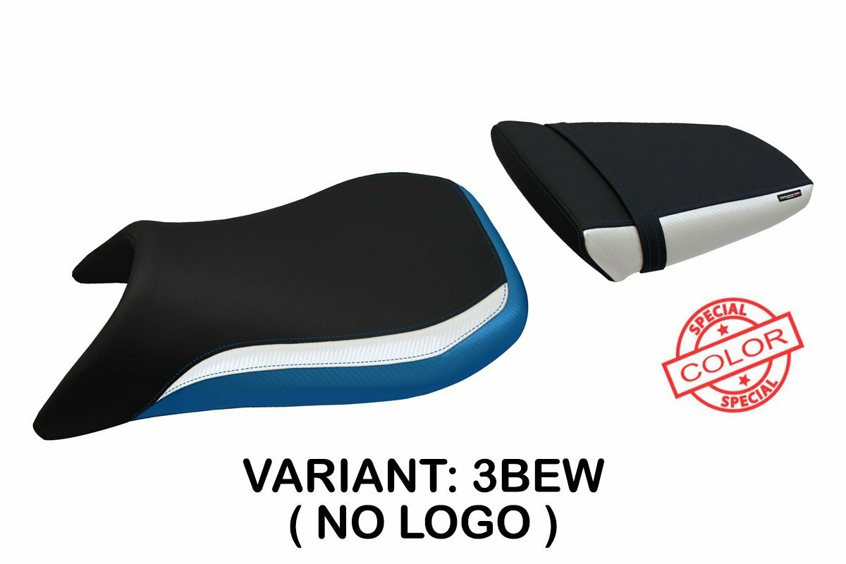 Fit YAMAHA R6 1999-2002 Tappezzeria Italia Seat Cover BLUE - WHITE 1571 ...