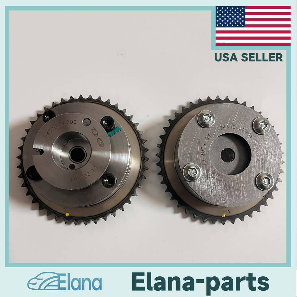 2PCS Exhaust Intake VVT Timing Camshaft Gear Sprocket for Kia Soul ...