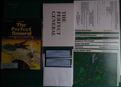 The Perfect General 1991 QQP Wargame (2) 5.25" Disk MS-DOS Computer PC ...