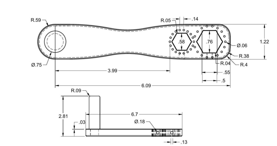 Vise speed handle, quick handle for Kurt, Te-Co, Haas Vises 3/4" and ...