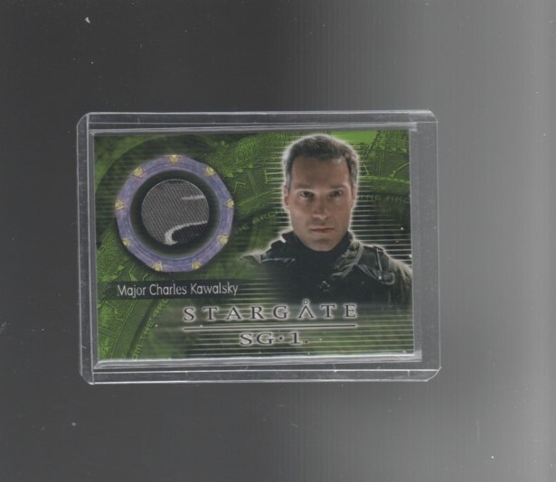 Stargate SG-1 season 8 Costume card C32 Jay Acovone as Major Charles ...