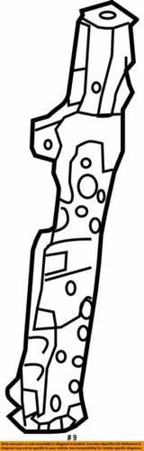 53204-12060 Toyota Brace sub-assy, radiator support to cross member ...