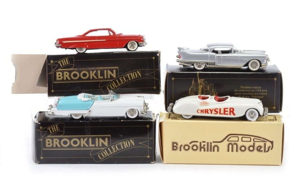 Brooklin Models Lot 61 Chevy Impala/57 Cadillac Brougham/41 Chrysler ...