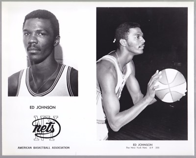 1969/70 ED JOHNSON NEW YORK NETS ABA ORIGINAL TEAM ISSUED 8X10 PHOTO | eBay