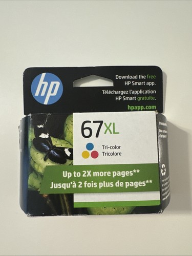 Genuine HP 67XL Ink Cartridge Color for HP 2752 4152 6052 6455 printer ...