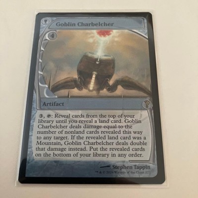 MTG Goblin Arson Cannon Future Frame Foil Card Game Magic The Gathering ...