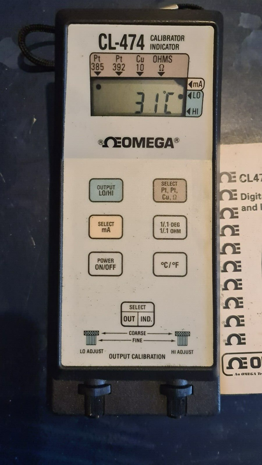 Omega CL-474 Calibrator tested | eBay