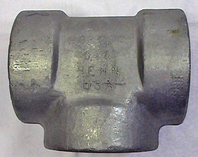 4" Tee Penn Machine Socketweld 4 3M A182 F304L B16 C1Q 304 Stainless ...