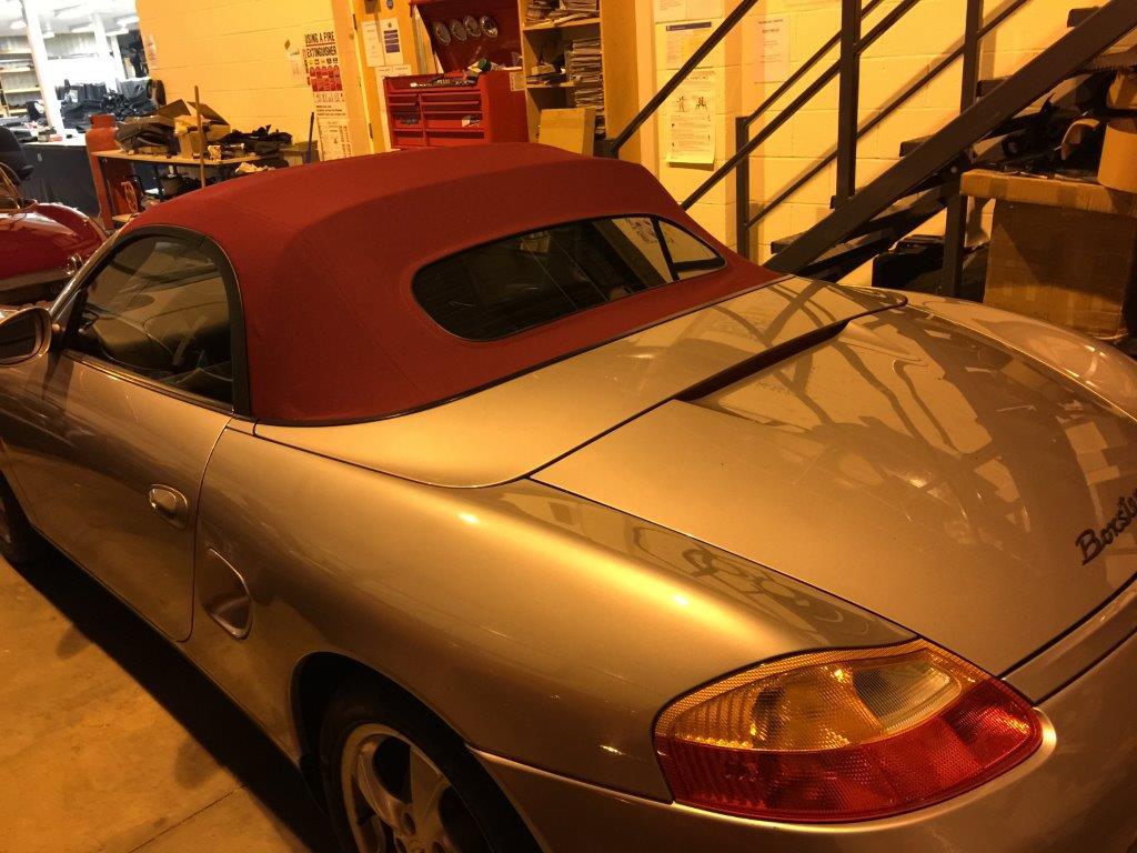 Porsche Boxster 986 - New Mohair Hood With Heated Glass Rear Window ...