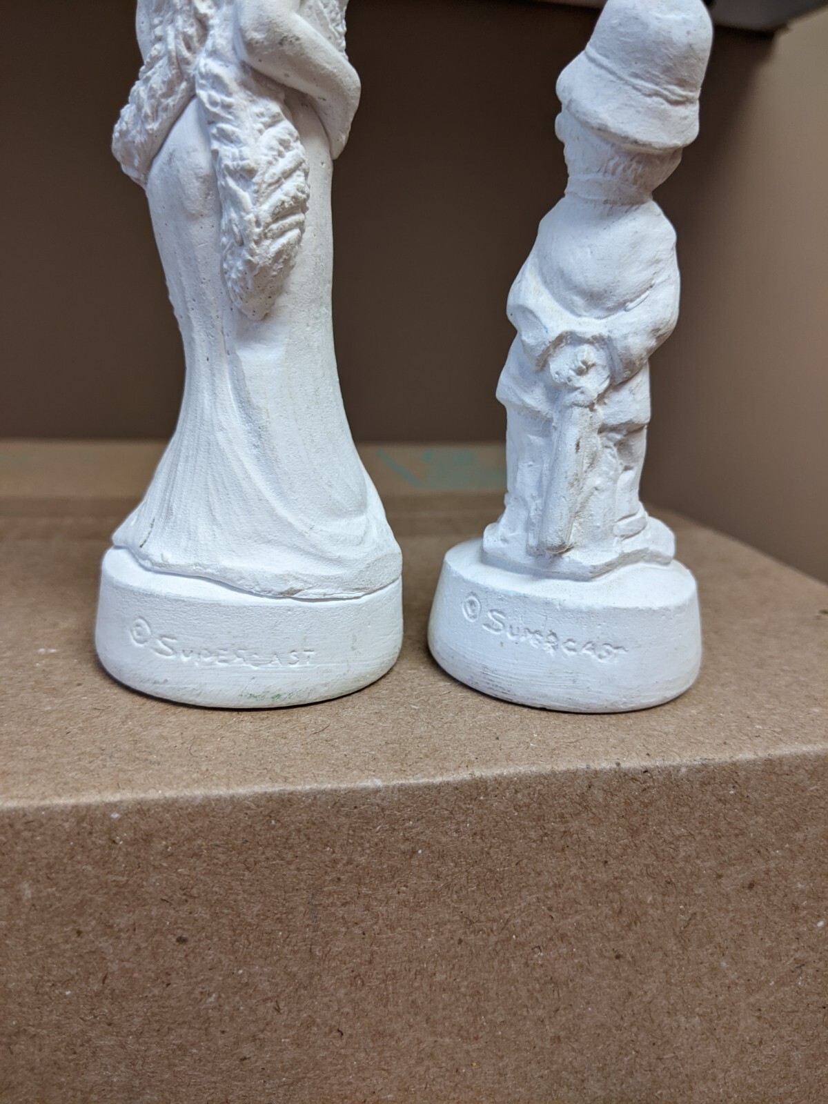 Supercast Ceramic Chess Pieces Vintage Unfinished Set of 4 - Queen and ...