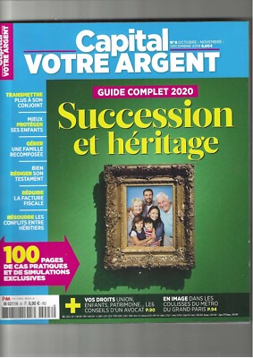 CAPITAL VOTRE ARGENT-octobre 2019-SUCCESSION et héritage/ enfants ...