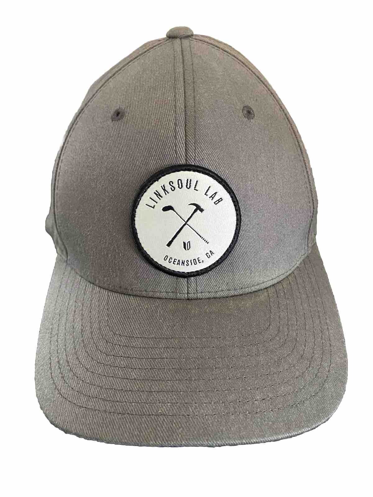 Linksoul Lab Oceanside, CA Golf Hat Cap FlexFit Gray Hat Cap *READ* | eBay