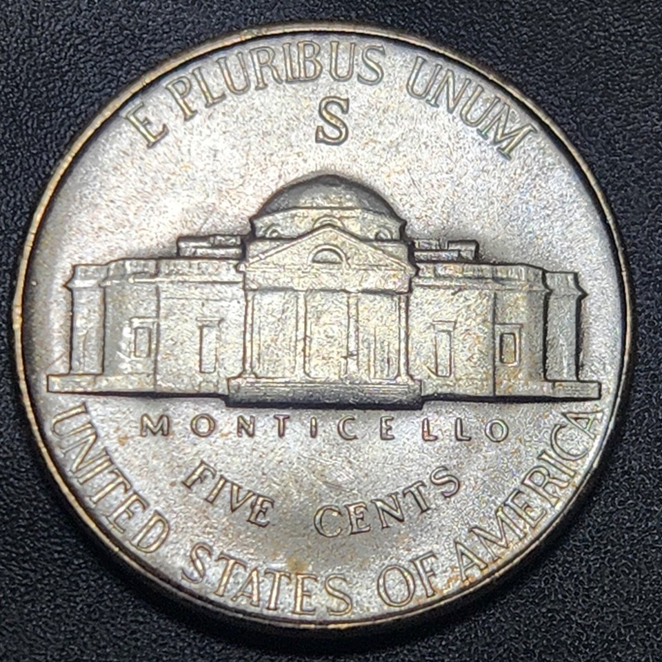 Lustrous 1945-S Jefferson Nickel Silver Nickel - BU | eBay