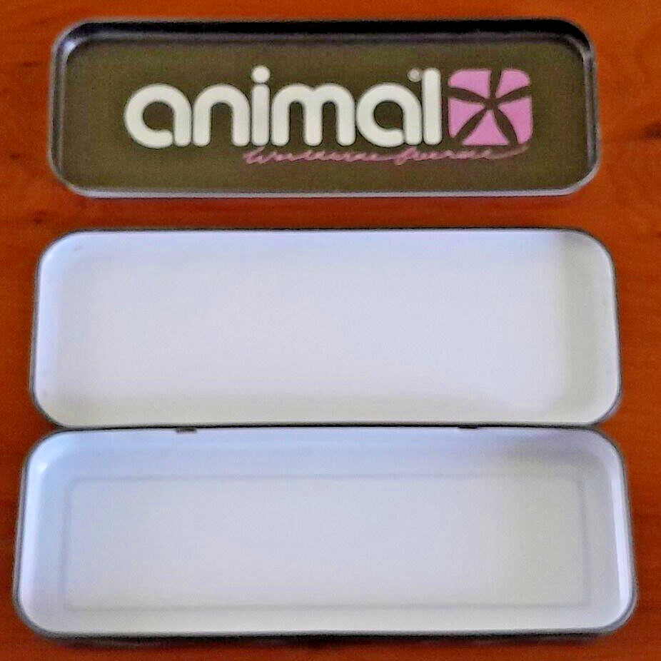 Small Rectangular Metal Box / Container / Pencil Case With Insert From ...