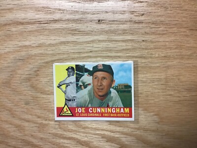 1960 Topps Baseball Joe Cunningham St. Louis Cardinals Card #40 | eBay