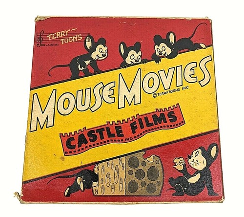 Castle Films 16mm TerriTunes Mouse Movies Peg Leg Pete #405 RARE Home ...