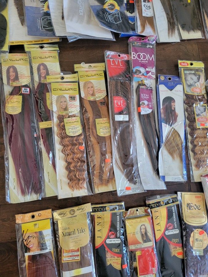 **Hairstylist Special** Bulk 50 Pieces Of 100 % Human Hair Bundles ...