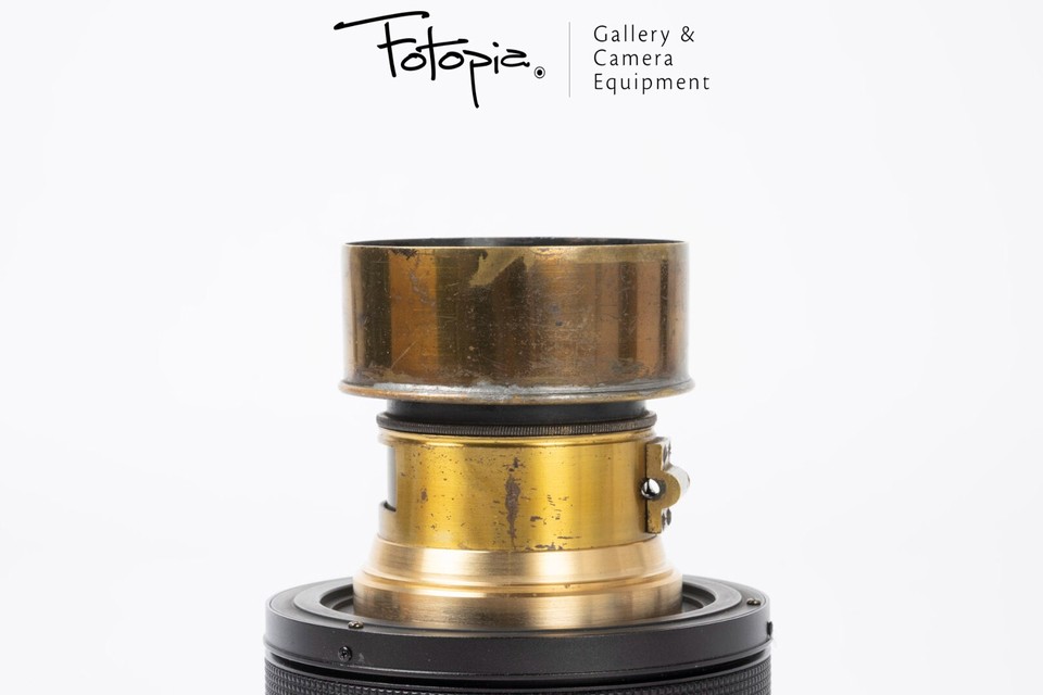 Vintage Brass Petzval Lens with custom made Pentax 67 adapter (80%new ...