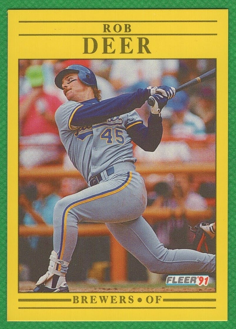 1991 Fleer - #580 Rob Deer for sale online | eBay