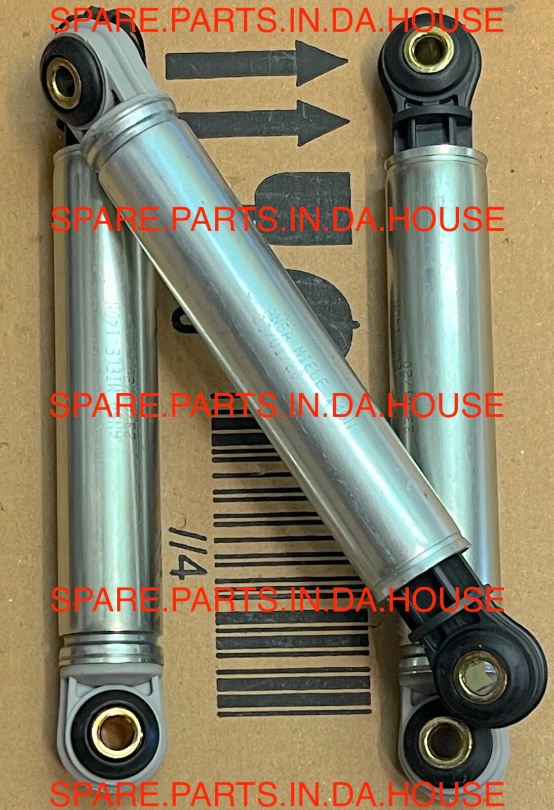 3 x Miele Washing Machine Shock Absorber Suspension Leg W3724 W3725 ...