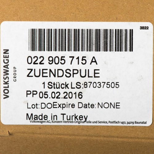Volkswagen of America 022905715A Ignition Coil - Ignition Coil for sale ...