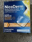 NicoDerm CQ Clear Patch Step 2 14mg- 14 Patches(2-week kit) Exp. 07/ ...