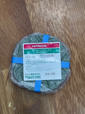Hitachi sanding discs 120 grit 115 mm 4.5” | eBay