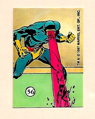CYCLOPS #56 1987 The History of the X-Men sticker Comic Images | eBay