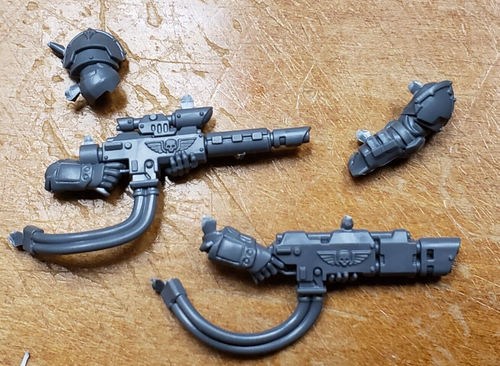 Warhammer 40k Astra Militarum Bits Tempestus Scions Hotshot Volley Gun ...