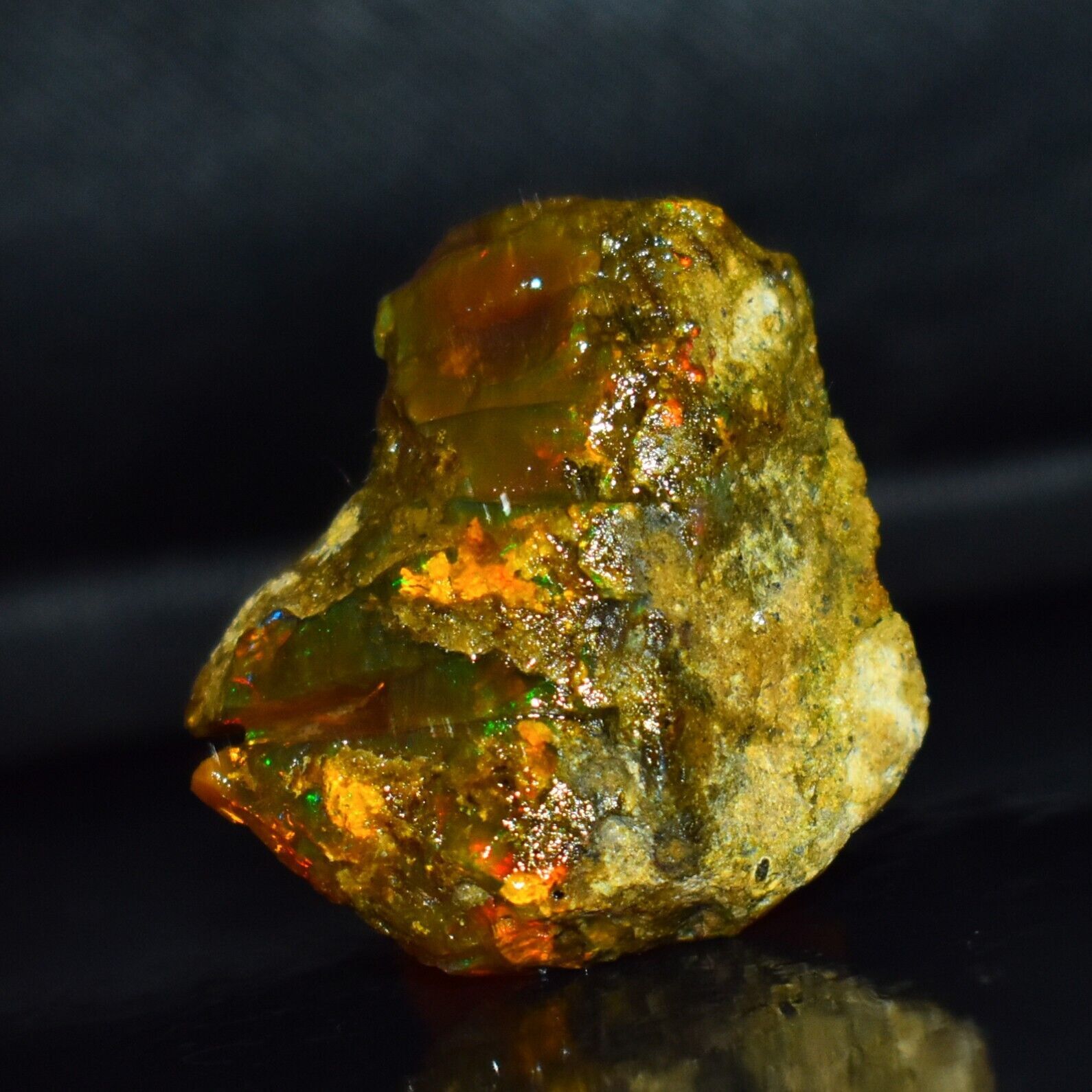 Red Opal Rough 74.00 Carat Natural Ethiopian Opal Raw Welo Opal ...