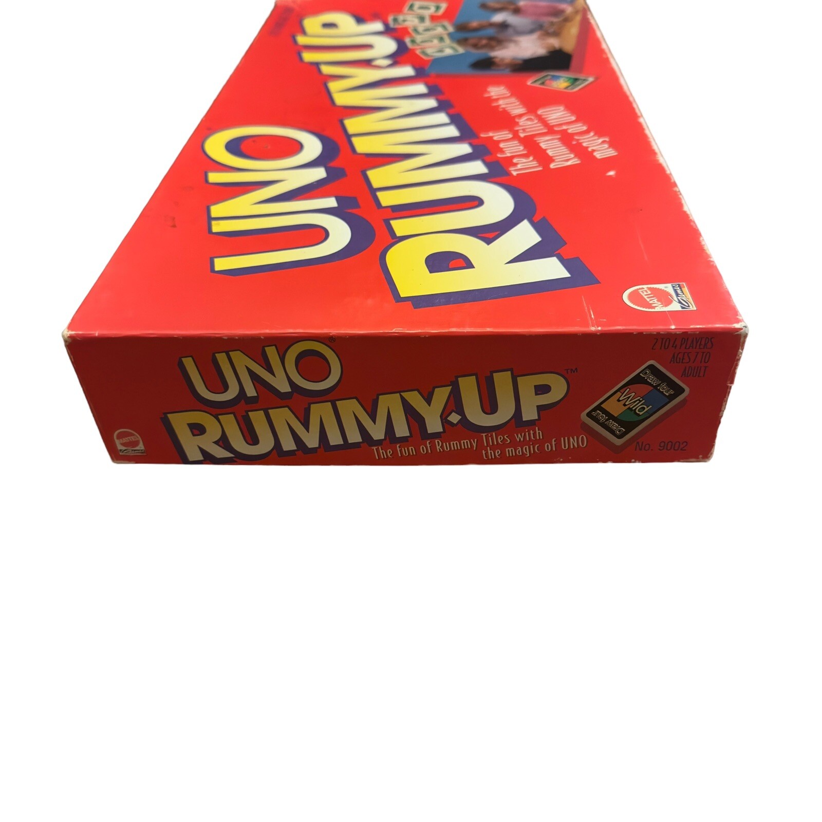 Vintage UNO RUMMY-UP Game 1993 Mattel COMPLETE in Box with Instructions ...
