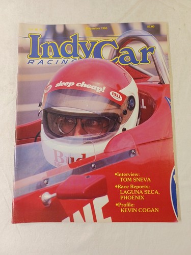 Indy Car Racing Magazine Vol III No 3 December 1985 Tom Sneva Kevin ...