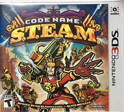3DS Code Name S.T.E.A.M. Game |BRAND NEW SEALED Nintendo STEAM ...