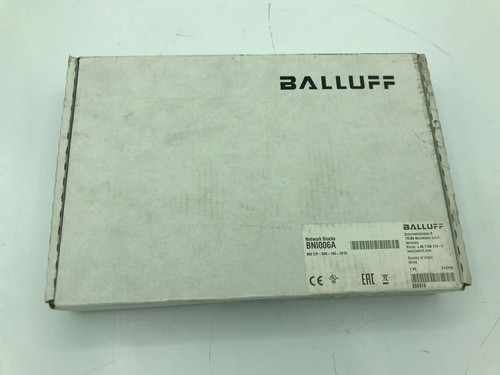 Balluff BNI006A BNIEIP-508-105-Z015 Brand New Factory Sealed! IO-Link ...