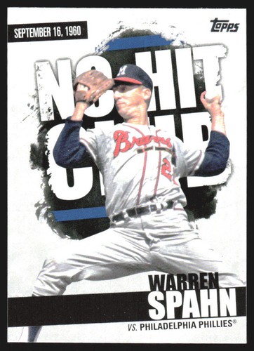 2022 Topps No Hit Club Warren Spahn #NHC-13 Braves 1Q | eBay
