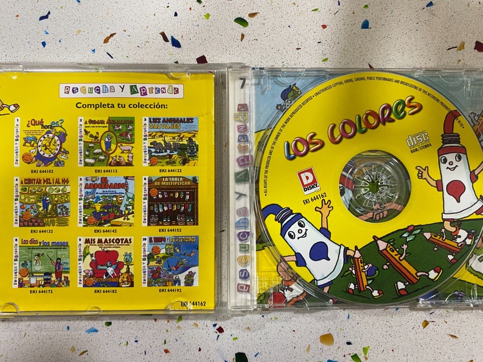 The Colours CD Includes Letters De Las Canciones - 14 Caniones Children ...