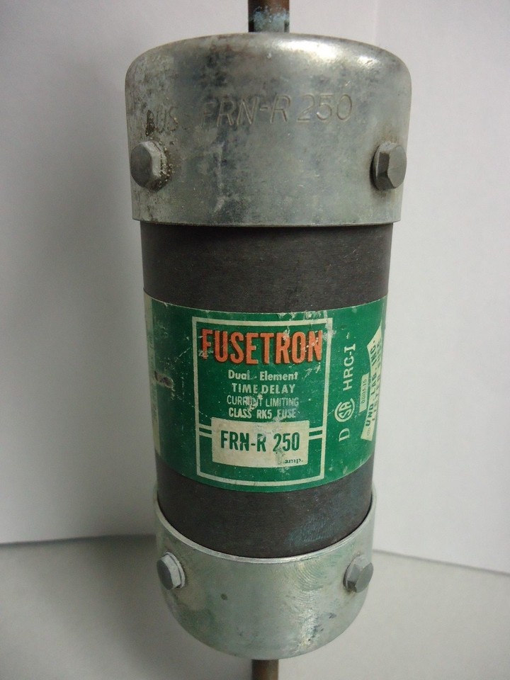Nice Bussmann FRN R 250 Amp Fuse Class RK5 Dual Element Time Delay 250 ...