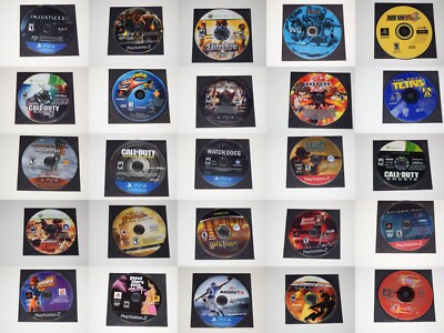 Video Game Discs - PS1, PS2, PS3, PS4, Xbox 360, Xbox One, Wii: Buy 2 ...