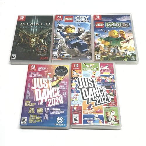 Lot Of 5 Nintendo Switch Replacement Game Cases ONLY No Games Diablo ...