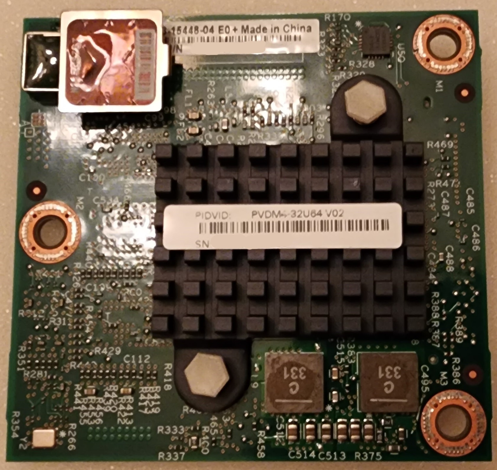 Cisco+PVDM4-32+73-15448-04+800-38536+32+Channel+High-Density+Voice+DSP ...