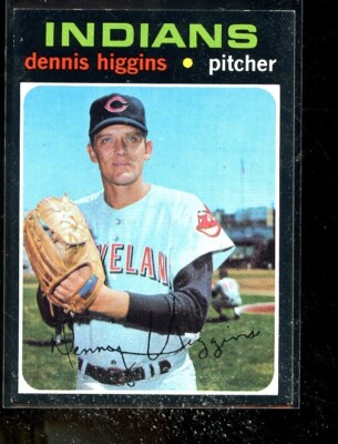 1971 TOPPS #479 DENNIS HIGGINS INDIANS NRMINT E016919 | eBay