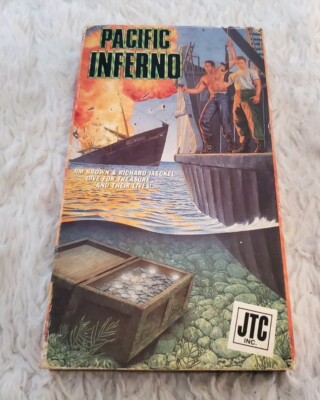 PACIFIC INFERNO VHS 1992 Release TREASURE HUNT ACTION Jim Brown RICHARD ...