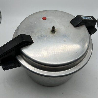 Vtg Mirro-Matic M-0598 8 Qt Aluminum Pressure Cooker / Canner Complete ...