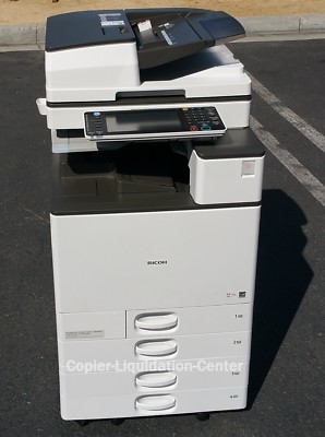 Ricoh MP C5503 MPC5503 Color Copier, Finisher Printer, Scanner, Fax 55 ...