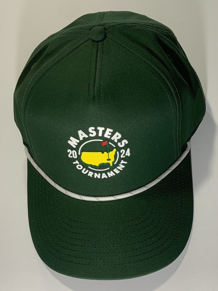 2024 Masters golf Hat green snapback with white rope pga new | eBay